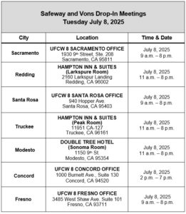 Northern & Central California Safeway/Vons – Special Meeting Notice ...